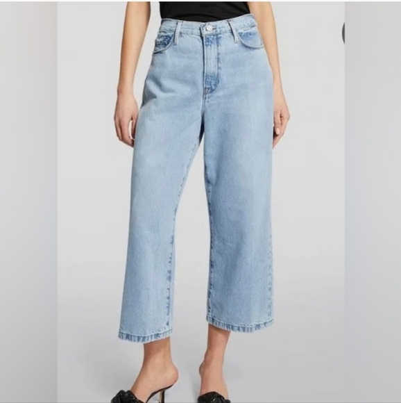Frame Denim | Jeans | Frame Ali Wide Leg Crop Jeans Denim High Rise ...
